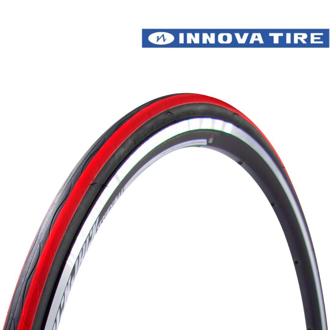 Llanta 700X25C Negra Roja 33 TPI Innova | Componentes,Innova Tire,No ...